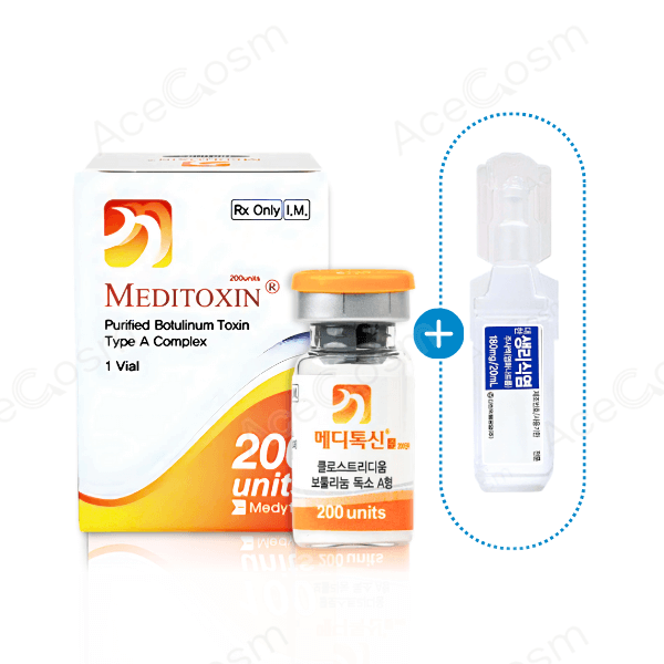 [SET] MEDITOXIN 200U + SALINE 20ML - AceCosm
